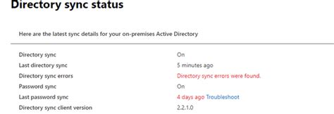 Password Sync Error R Office365