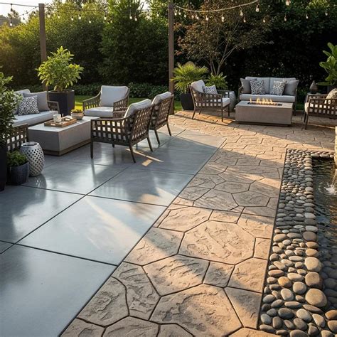 Integrating Concrete Into Landscape Design Morici Bros Concrete Llc