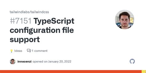 Typescript Configuration File Support · Tailwindlabs Tailwindcss