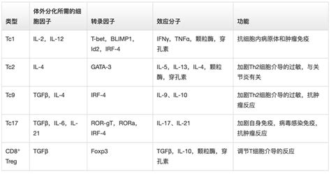 T细胞分类及标记物汇总详解版 哔哩哔哩