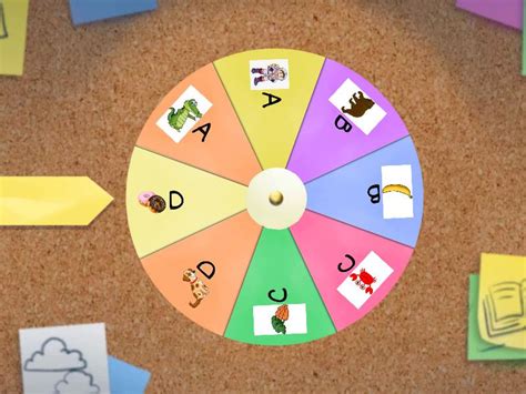 Spin The Alphabet Random Wheel