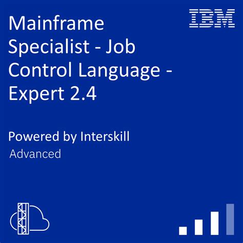 Interskill Mainframe Specialist Job Control Language Expert 24 Credly