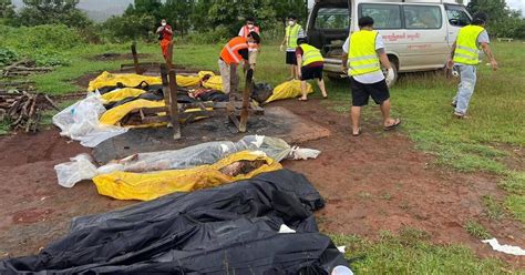 ကျောက်မဲ တိုက်ပွဲအတွင်း ရုပ်အလောင်း ၂၃ လောင်းကို သင်္ဂြိုဟ်ပေးခဲ့ရ မြန်မာဌာန