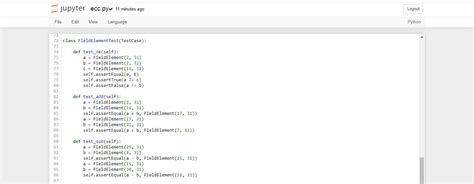 Solved Programming Bitcoin Jimmy Song Eccpy Functions Arent Working