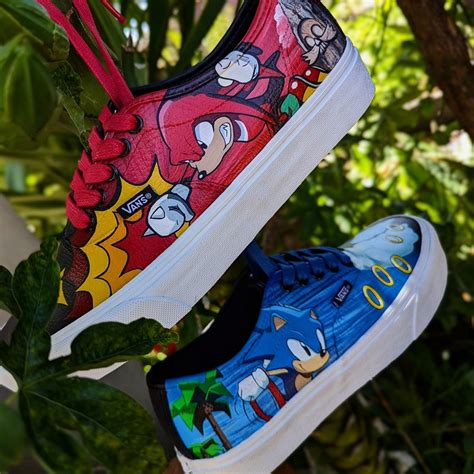 Sonic Hedgehog Shoes Etsy Italia