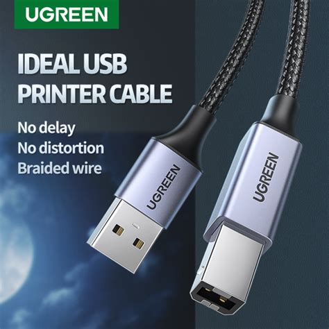 UGREEN USB Printer Cable USB Type B Male To A Male USB Cable For Canon Epson HP ZJiang