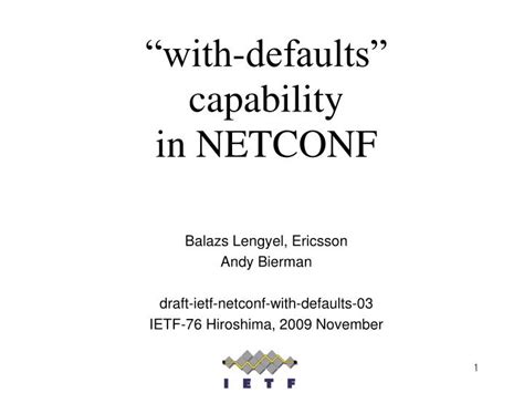 ppt “with defaults” capability in netconf powerpoint presentation
