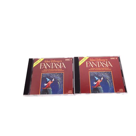 Walt Disneys Fantasia Motion Picture Soundtrack Cd 2 Disc Set Cds