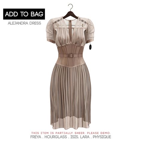 Second Life Marketplace David Heather Alejandra Dress Nude