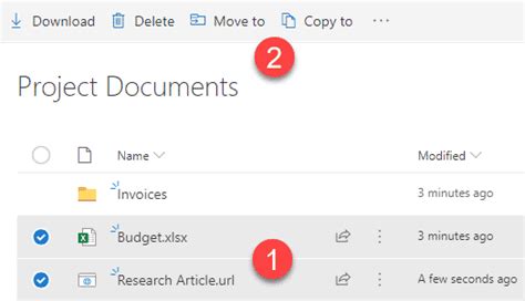 How To Move Documents Into A Folder In Sharepoint