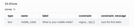 regex p{l} and regex p{l} in constraints in xlsx form