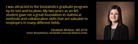 Master Of Science Biostatistics Graduate Program Vanderbilt University