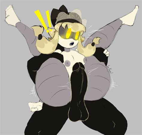 Rule 34 1 Blonde Hair Blush Blush Lines Blushing Breasts Cyn Murder Drones Erect Penis