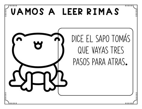 Rimas Preescolar Palabras Encuentro Riman Preescolares Digo Cortas Jugando Lenguaje Aprendizaje