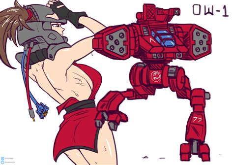 Rule 34 2024 Bare Back Battlemech Battletech Brown Hair Buttpants