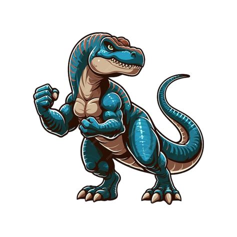 Premium Vector Green Dinosaur A Dinosaur Vector Illustration Isolated