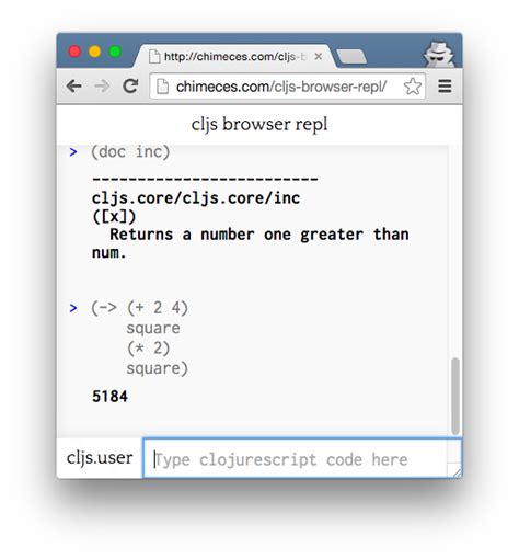 Clojurescript Browser Repl