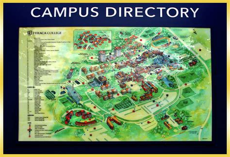 Ithaca College Campus Map