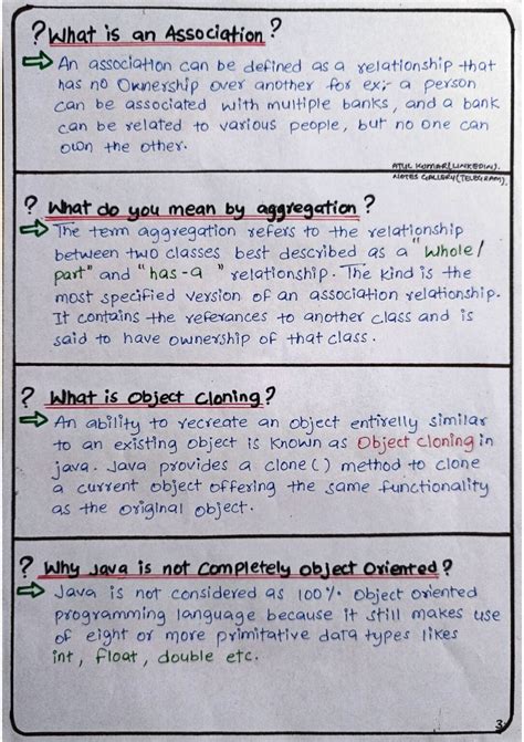 Java Interview Questions And Answers Handwritten Pdf Connect 4 Programming