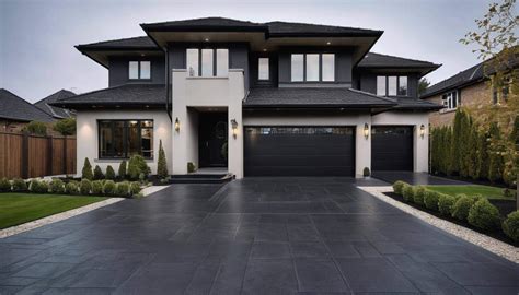 Modern Black Gravel Driveway Ideas For Contemporary Homes