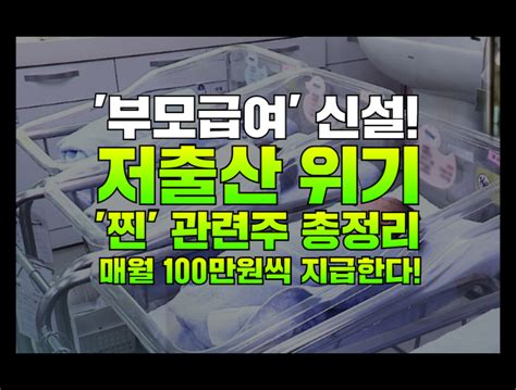 저출산 관련주 출산장려정책 수혜주 총정리 제로투세븐아가방컴퍼니캐리소프트삼성출판사 등