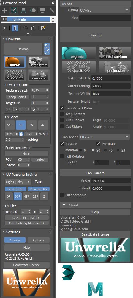Plugins Unwrella Automated Intuitive One Click Unwrapping