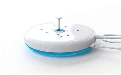 Premium Ai Image Smart Water Leak Detection On White Background