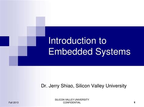 ppt introduction to embedded systems powerpoint presentation free