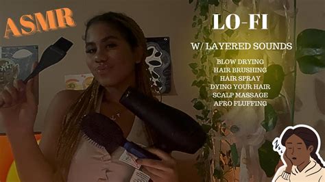 Asmr Afro Fluffing Hair Spray Scalp Massage And More Personal