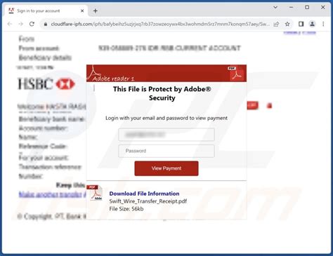 Hsbc Payment Swift Copy Email Scam Removal And Recovery Steps