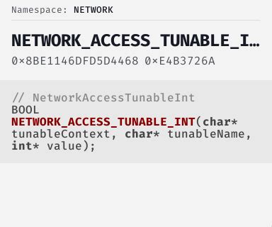 NetworkAccessTunableInt FiveM Natives Cfx Re Docs