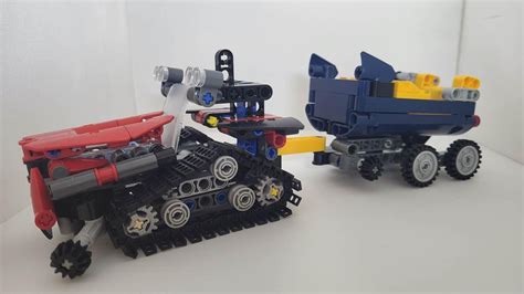 Lego Moc Tracked Tractor By Smudge Rebrickable Build With Lego