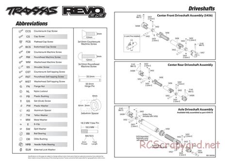 Traxxas Exploded Views Revo RCScrapyard Radio Controlled Model Archive