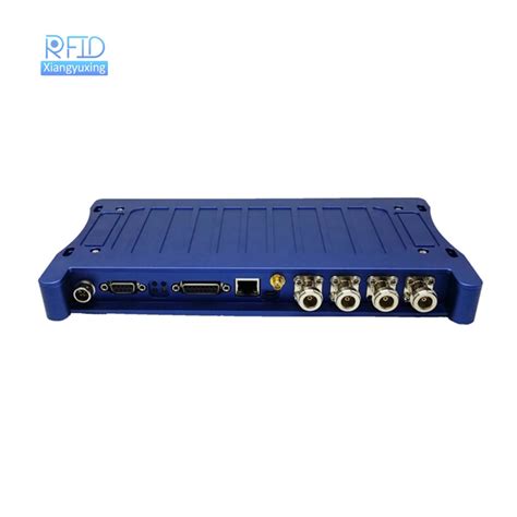 10m Uhf Rfid Reader Epc Gen2 Iso18000 6 4 Port Multiplexer Accepter Contact With Rfid Uhf