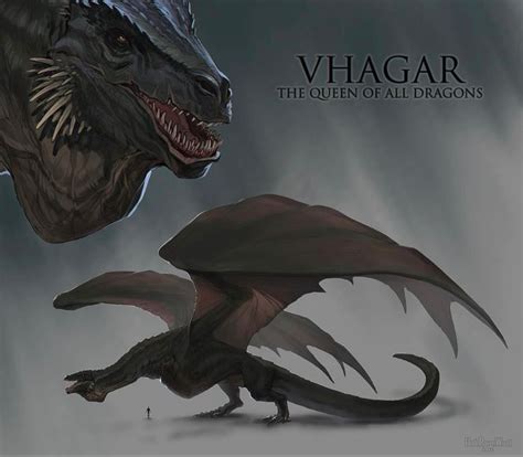 Vhagar The Queen Of Dragons Мифические существа Мифологические