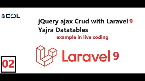 02 Jquery Ajax Crud With Laravel Yajra Datatable L Add Bootstrap Modal Youtube