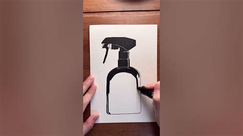 매직으로 러쉬 바디스프레이 그리는법🖋️ 자기전asmr드로잉 책상위 내물건 낙서 Youtube