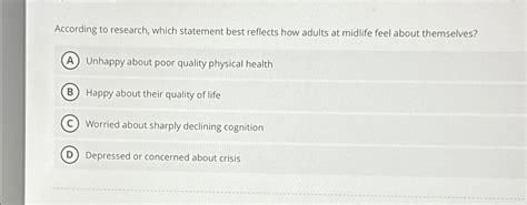 Solved According To Research Which Statement Best Reflects