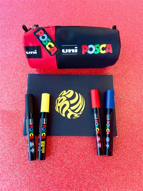 Pack Libro Mini Spots Estuche Posca Set 4 Rotuladores Posca