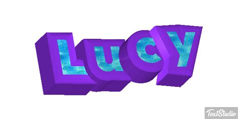 Lucy Name Animated  Logo Designs