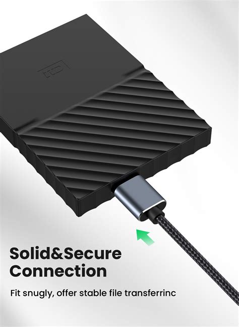 Cable Usb Tipo C A Micro B Adaptador De Conector Grandado