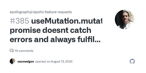 usemutation mutate promise doesnt catch errors and always fulfills with undefined data · issue