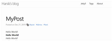 깃허브 블로그github Blog 만들기 5 태그 기능 구현