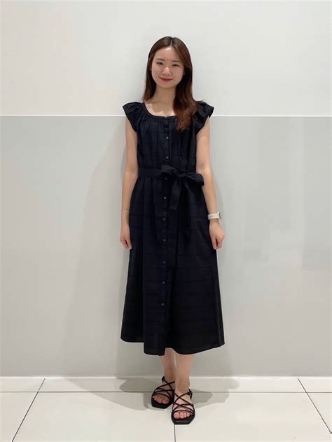 「리넨블렌드스트라이프점프수트、크로셰햇」의 착용 스타일링 리스트 Uniqlo