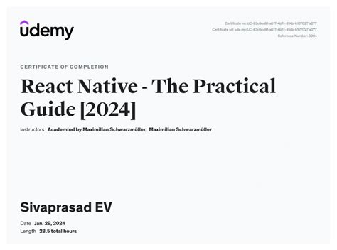 Completed React Native The Pracrical Guide Sivaprasad E V Posted On