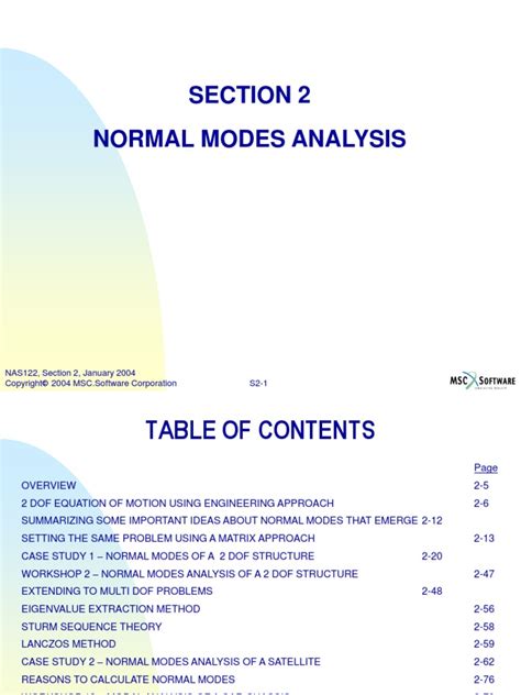 03 Section2 Normal Modes 012904 Pdf Eigenvalues And Eigenvectors