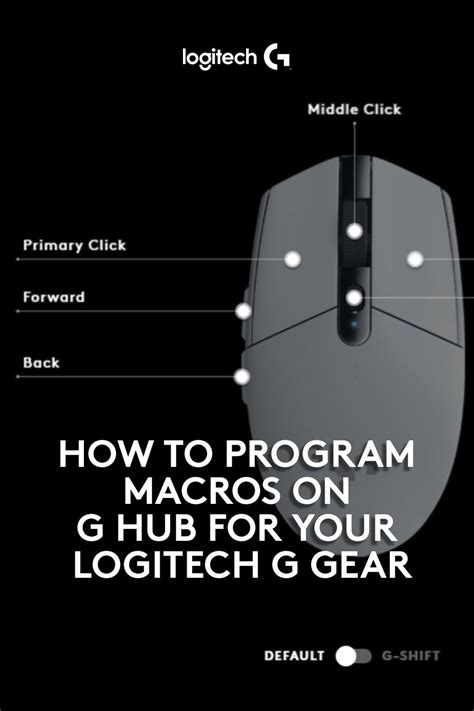 Program Macros For Your Logitech G Gaming Mouse Logitech Gaming Mouse Gaming Mice