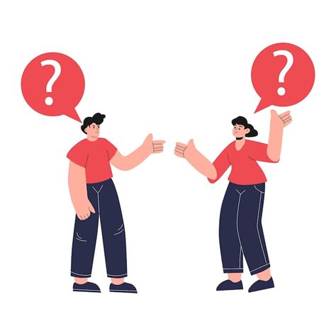 혼란스러운 사람 개념의 ⁇ 터 그림 프리미엄 벡터