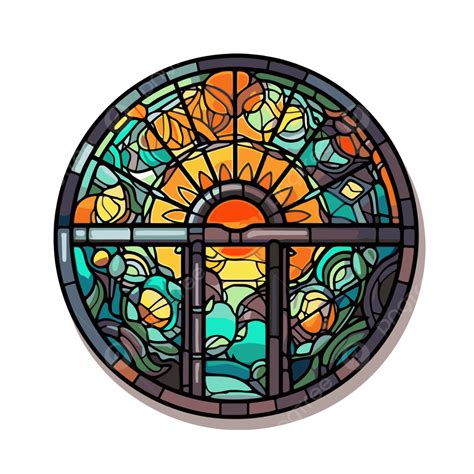 Stained Glass Frame Clip Art