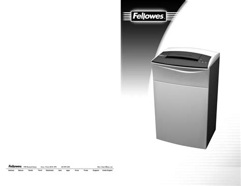 Fellowes Powershred 220 2 Handleiding 5 Paginas